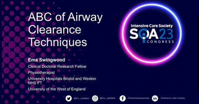 Intensive Care Society | ABC of Airway Clearance Techniques